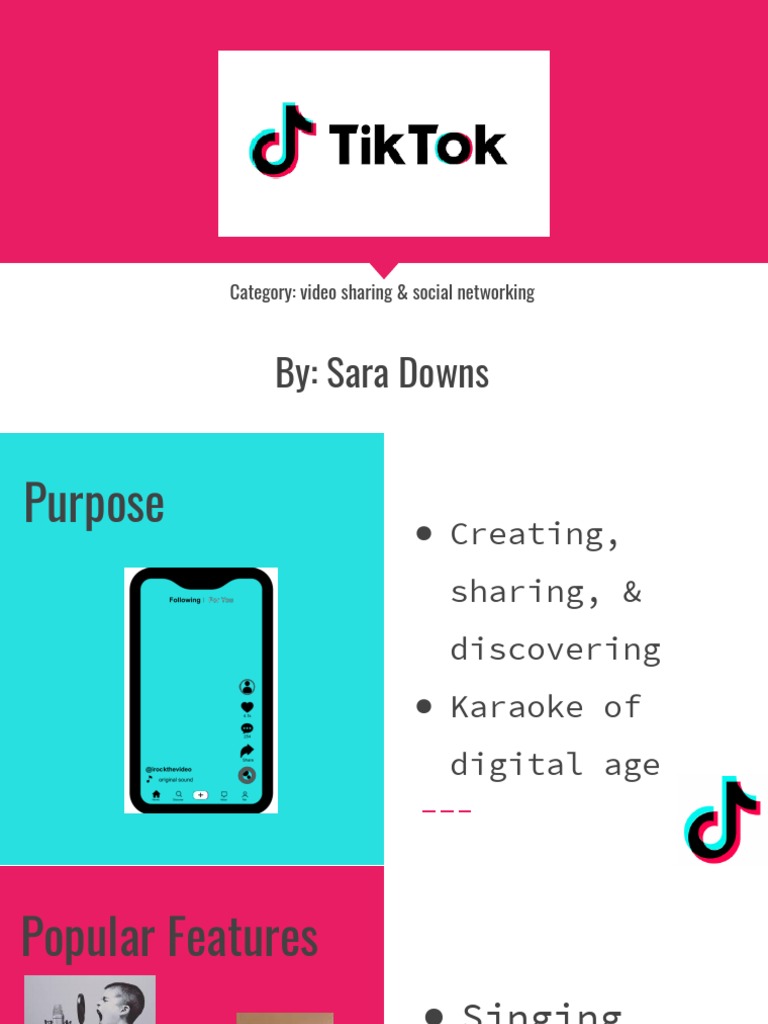 Tik Tok Social Media Presentation | PDF