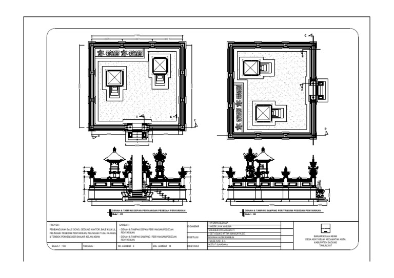 Denah Pelinggih | PDF