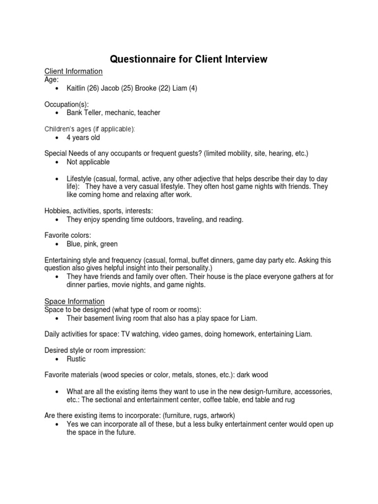 Basement Living Room Design Plan | PDF