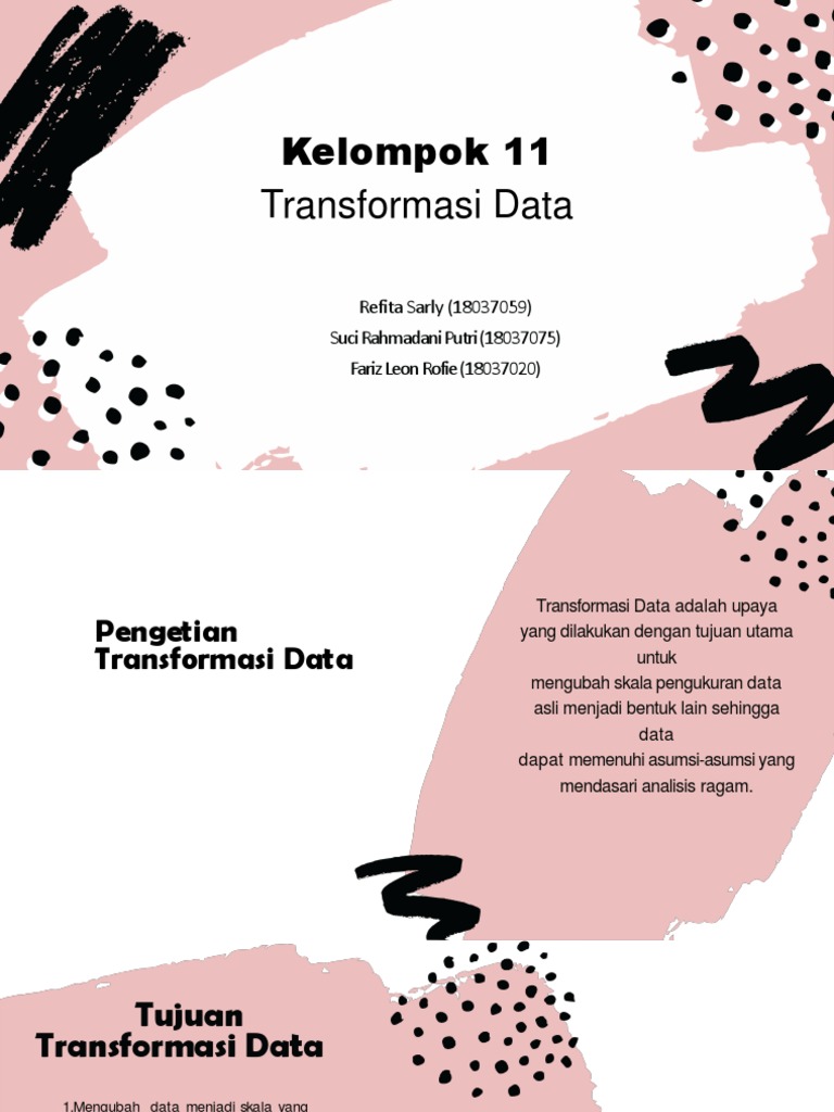 Transformasi Data Pdf