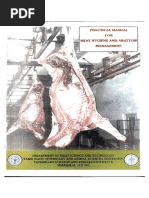 Chapter 1 Meat Inspection Procedures | PDF | Animal Slaughter | Meat