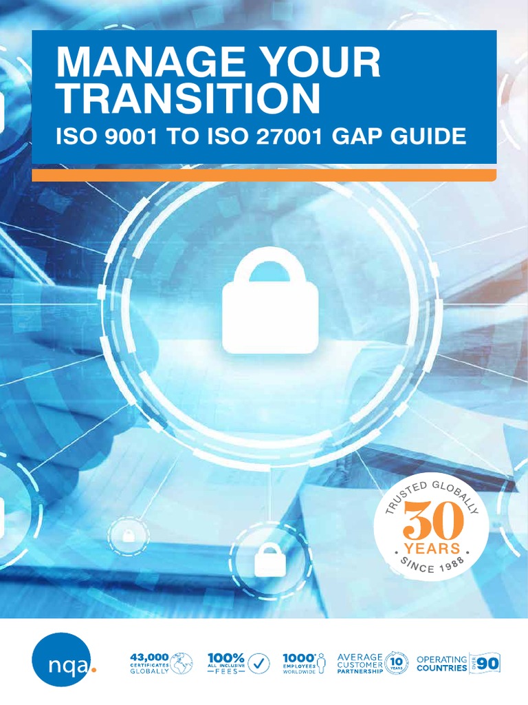 NQA ISO 9001 To ISO 27001 Gap Guide | PDF
