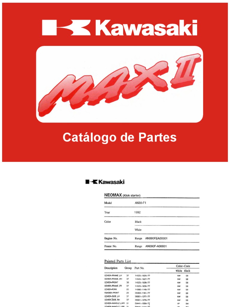 Manual de Partes Max Ii | PDF