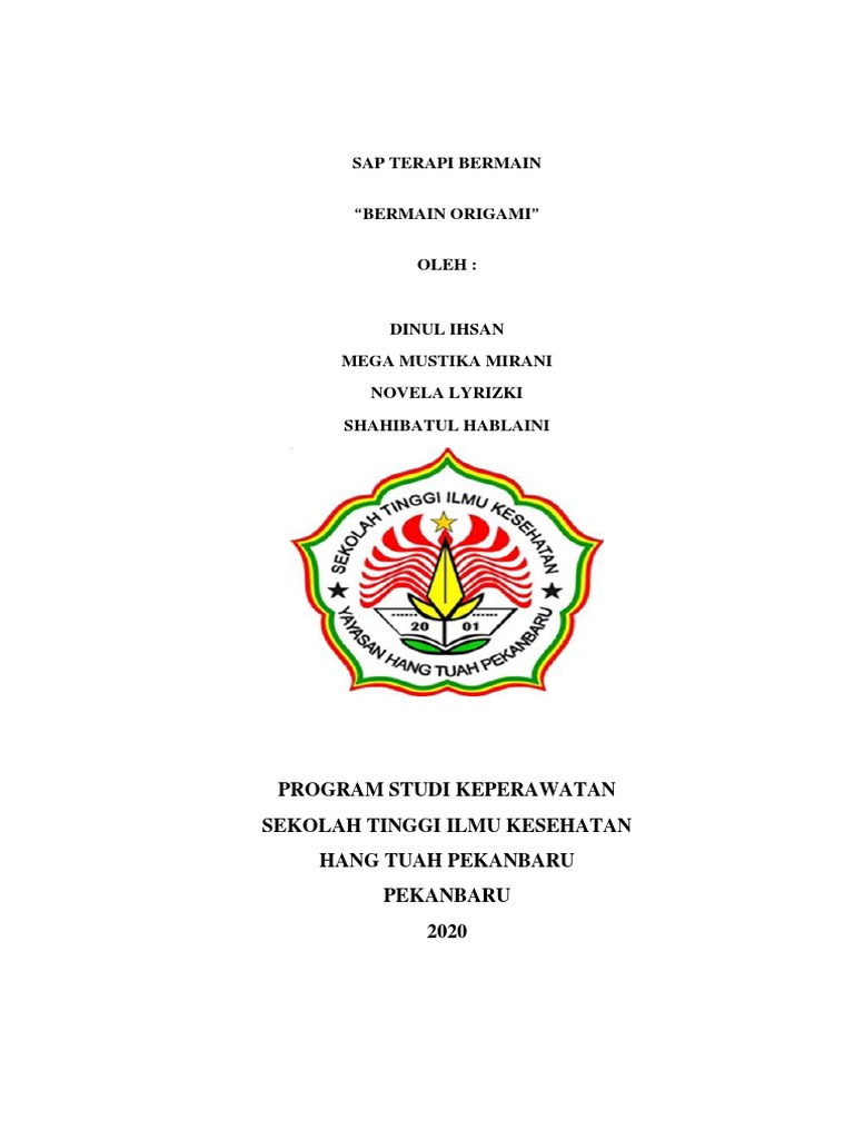 Terapi Bermain Origami | PDF