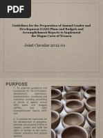 GMEF: Framework for Gender Mainstreaming | PDF | Audit | Gender