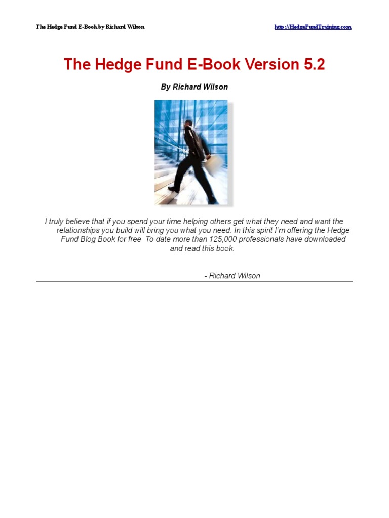 Hedge Fund Book V4 | PDF