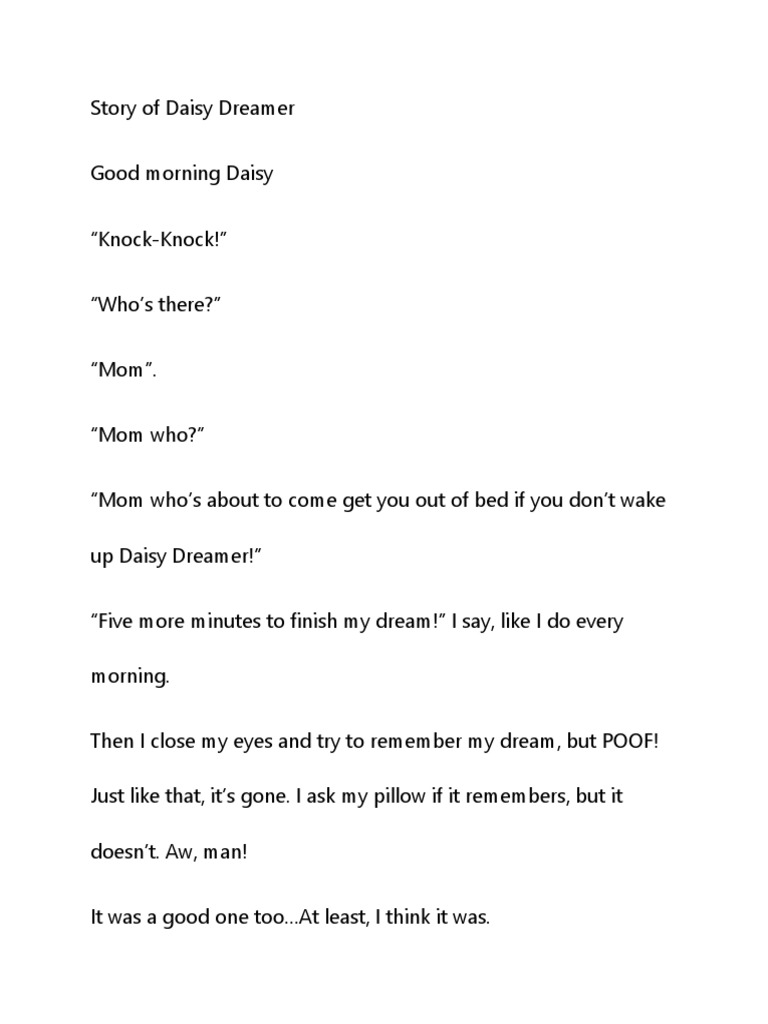Daisy Dreamer | PDF