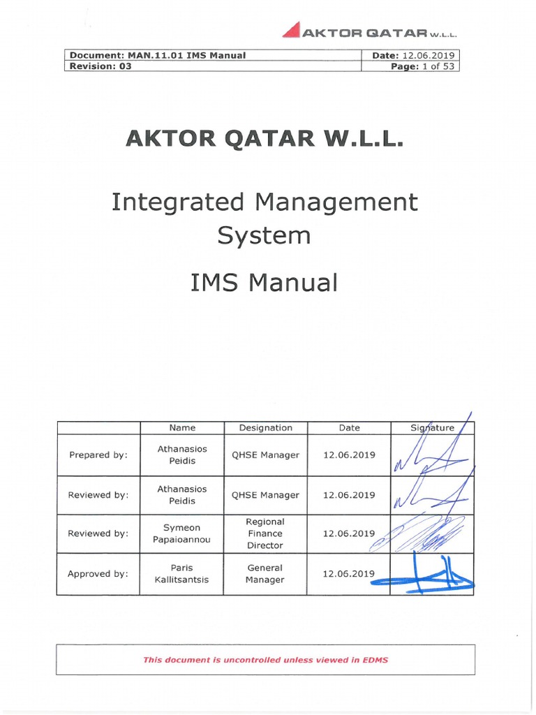 MAN.11.01 IMS Manual Rev3 | PDF
