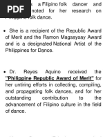 ALICE GARCIA REYES (Born October 14, 1942) | PDF | Dances | Philippines