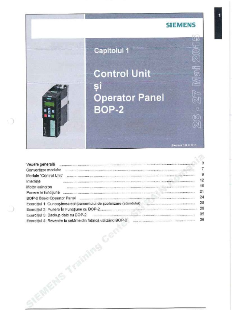 Operator Panel BOP-2 | PDF