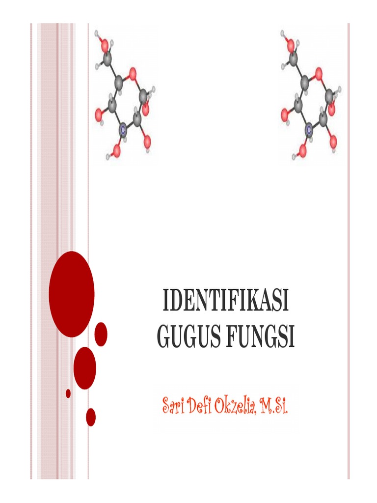Identifikasi Gugus Fungsi | PDF | Sains & Matematika