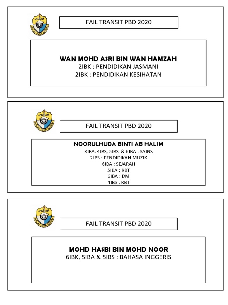 Fail PBD | PDF