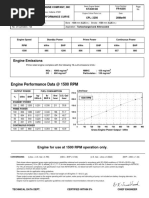 KTA50-G3 FR6120 FR6250 - Data Sheet | PDF | Diesel Engine | Horsepower