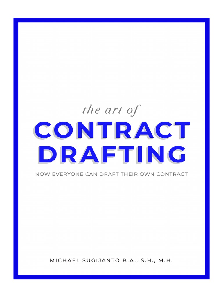The Art of Contract Drafting | PDF