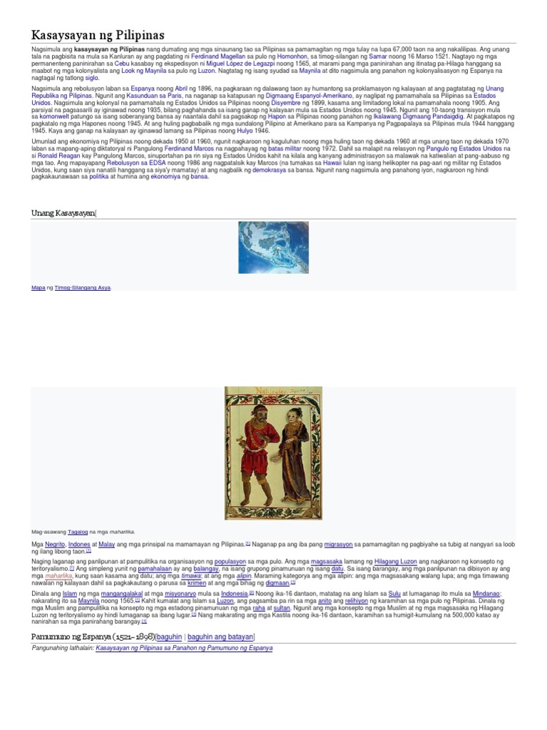 Kasaysayan NG Pilipinas | PDF