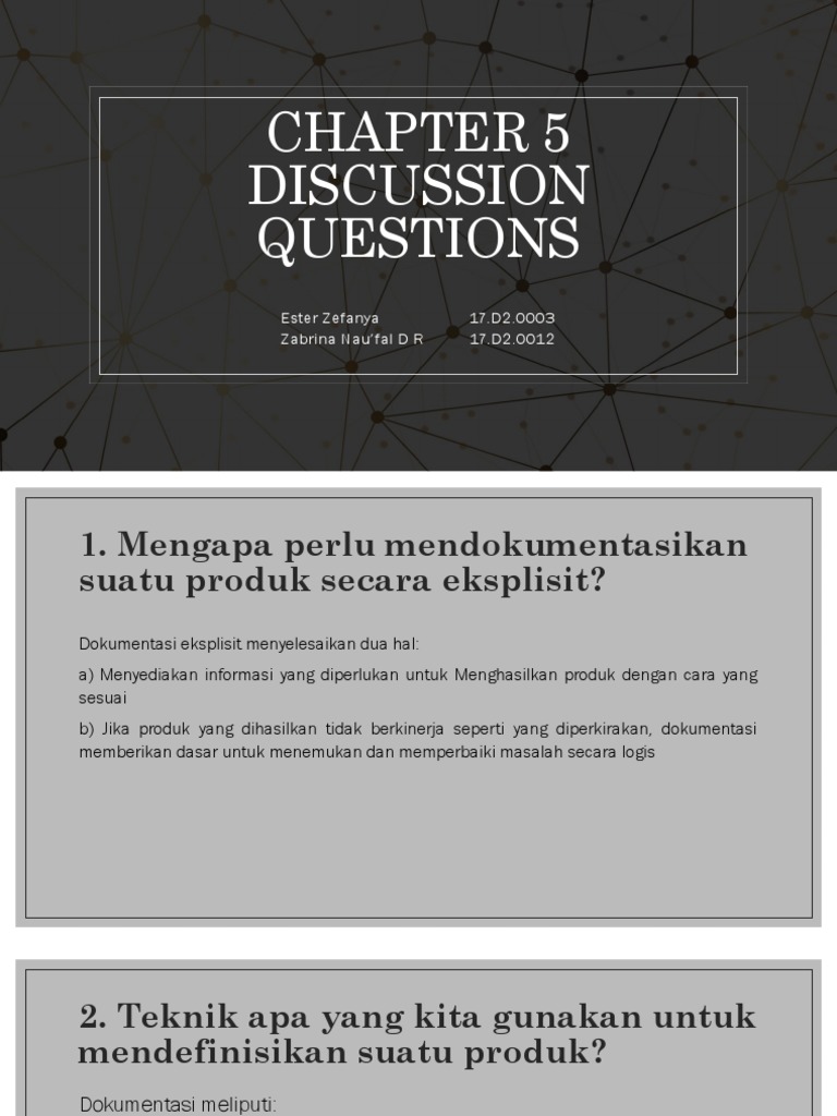 Chapter 5 Discussion Questions | PDF
