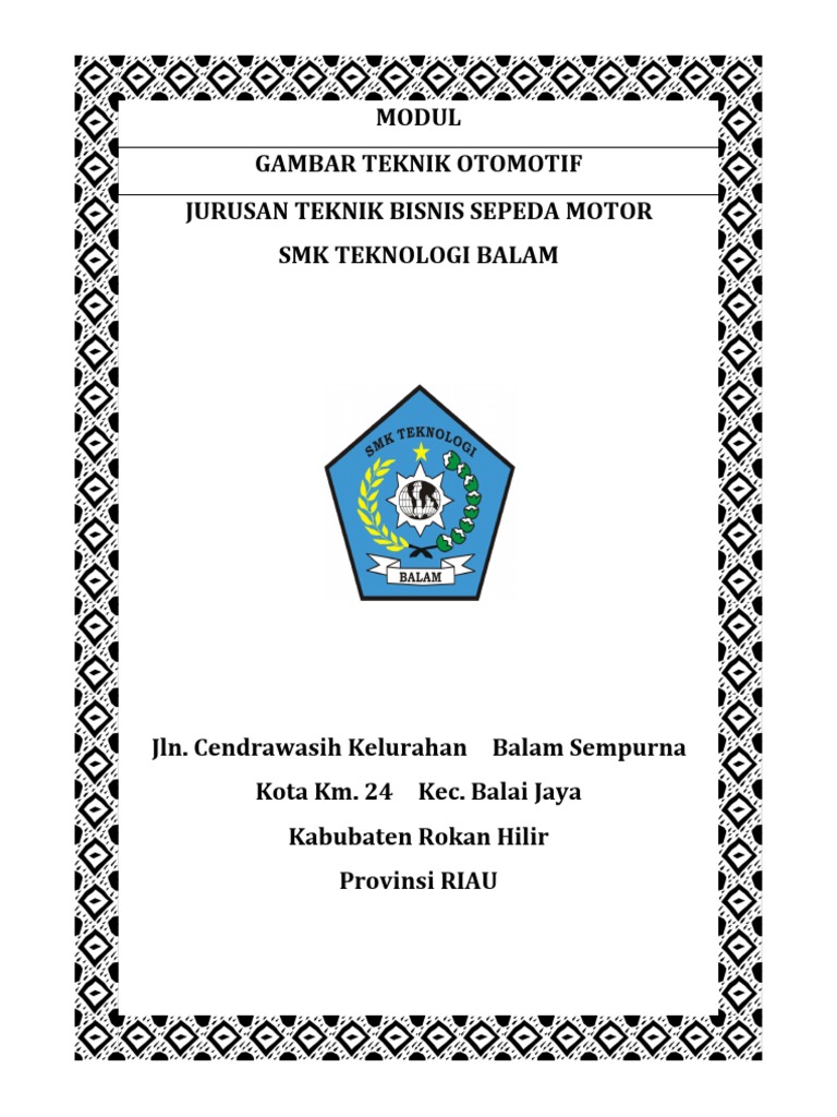 Modul Gambar Teknik Otomotif TSM | PDF