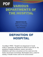 Functions of Opd | PDF | Patient | Clinic