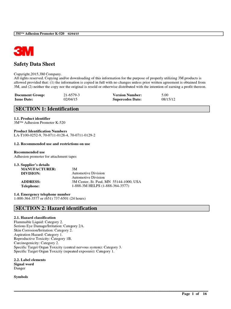 Primer Adhesion Promoter 520 K