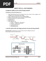 Sheet Metal Interview Questions | PDF | Sheet Metal | Metals