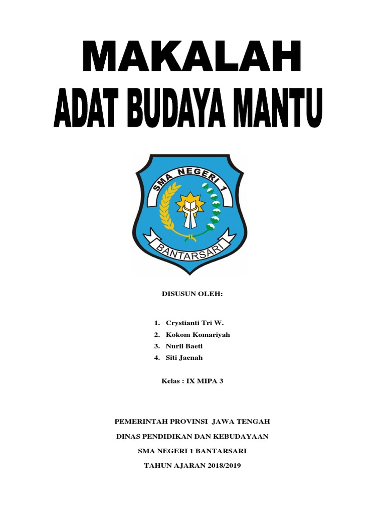 Makalah Jawa Adat Mantu | PDF