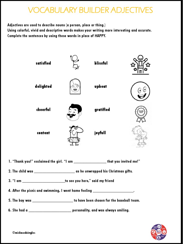 Adjectives A1 | PDF