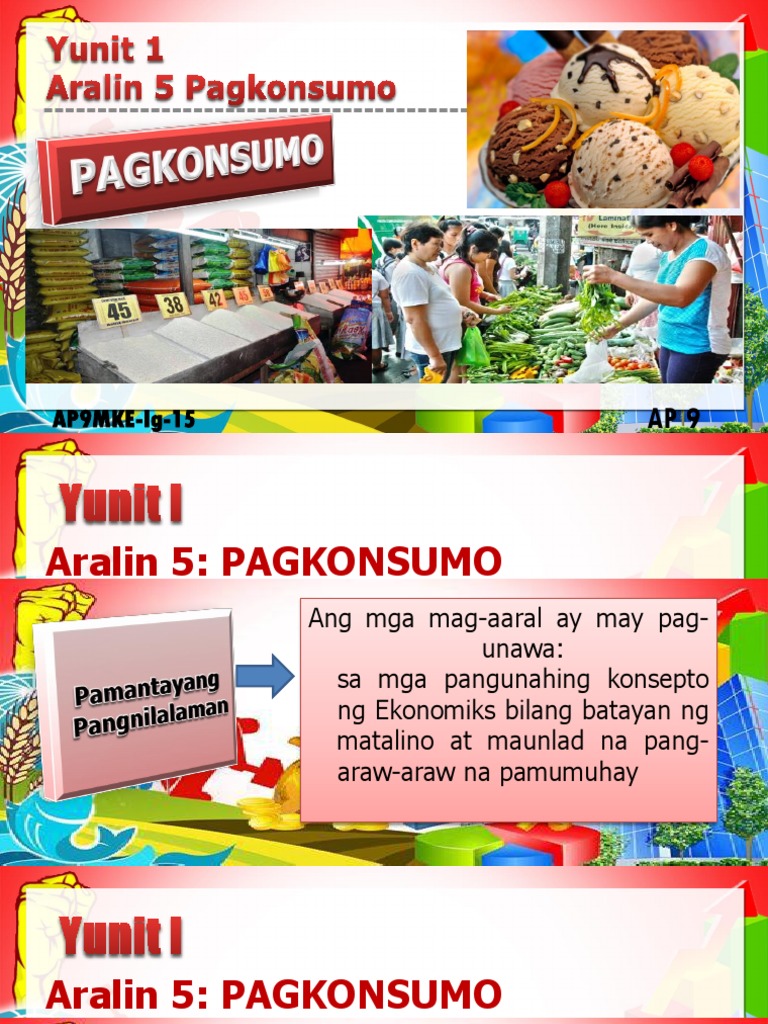 1 - Konsepto NG Pagkonsumo | PDF