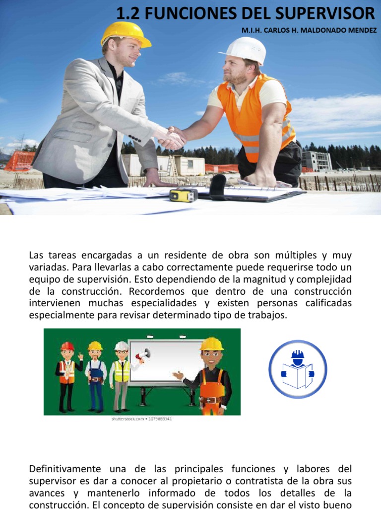 1.2 Funciones Del Supervisor | PDF