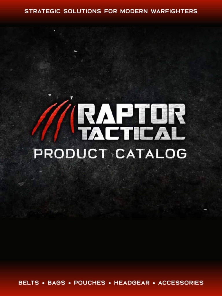 Raptor Tactical Catalog 2019 | PDF