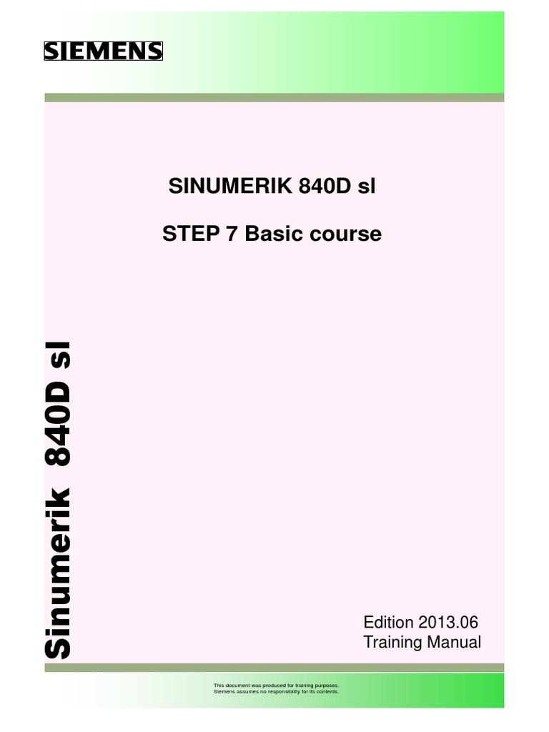 En 840D SL Complete Step7 v45 | PDF