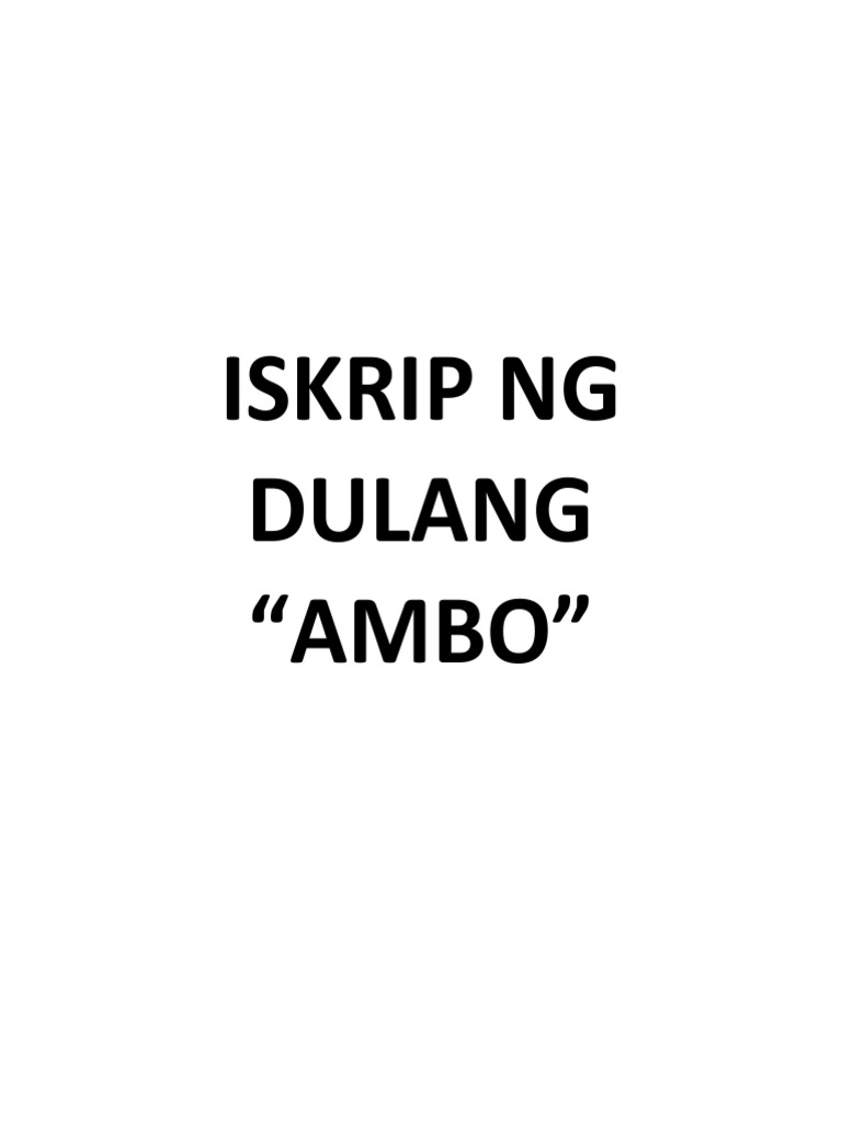 Ambo | PDF