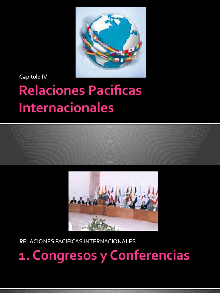 Relaciones Pacificas Internacionales | PDF | Tratado | Estado (política)