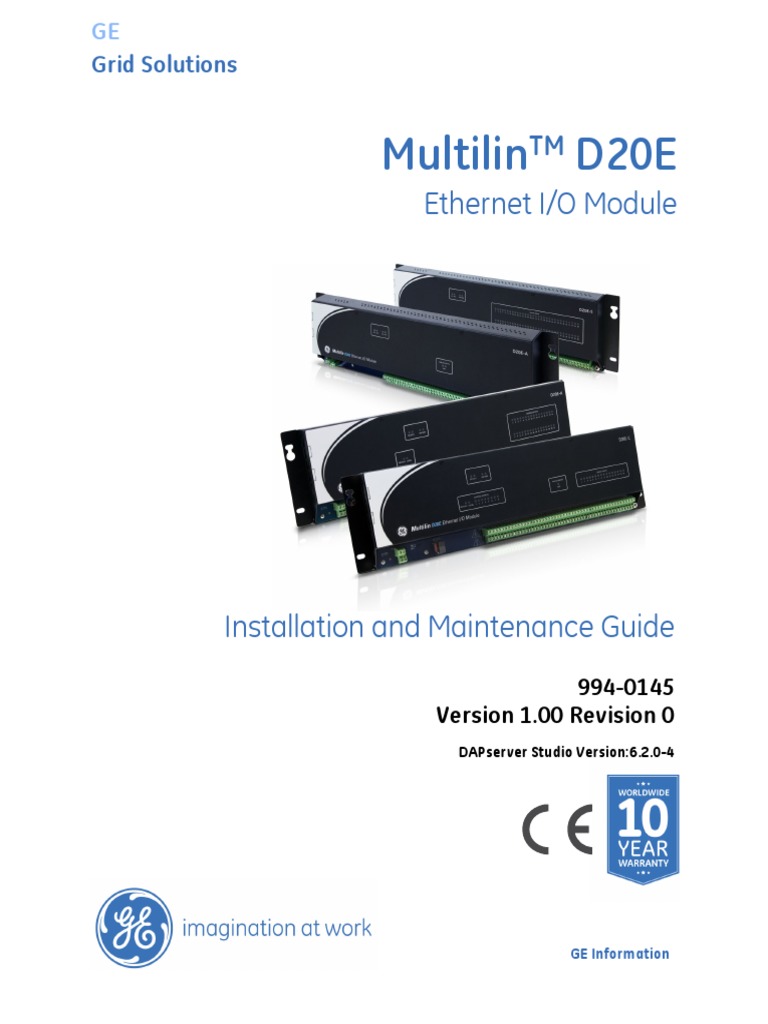 994 0145 D20E Ethernet IOModule Manual V100 R0 | PDF