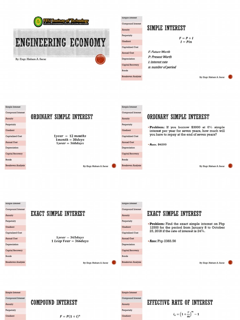 Engineering Economy | PDF