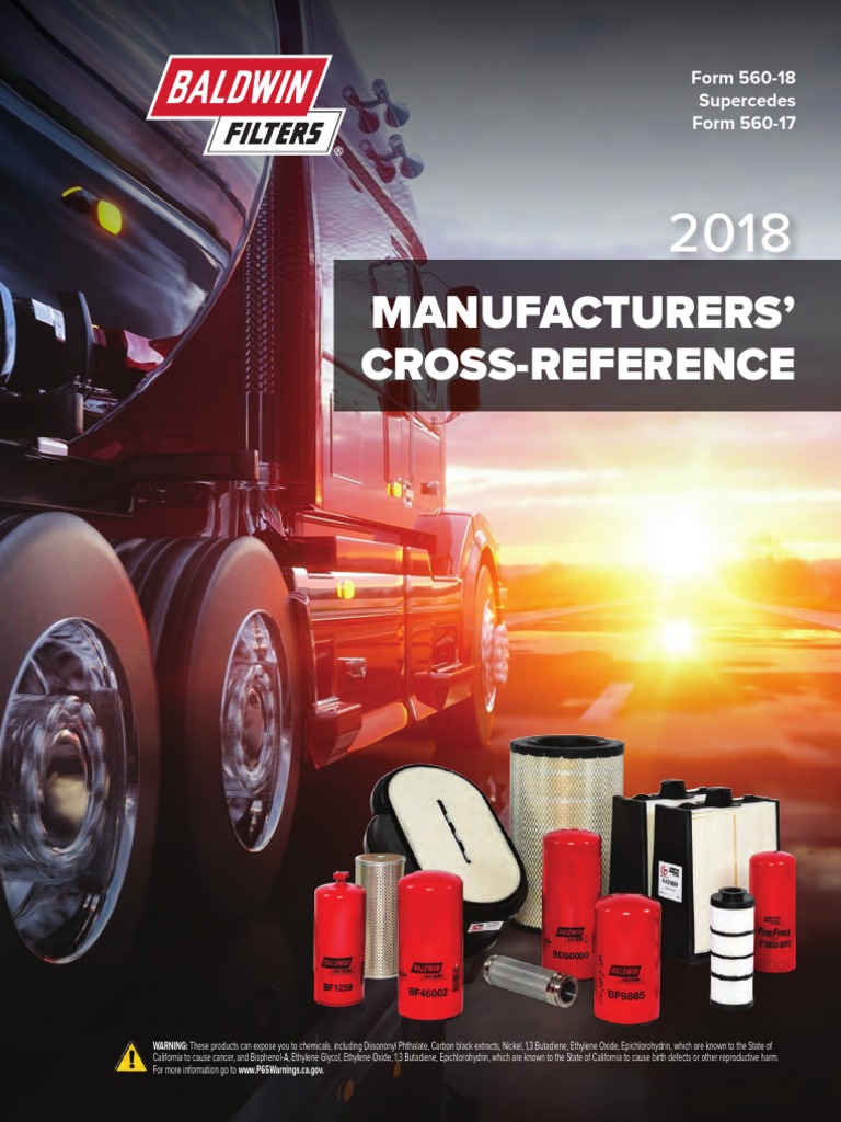 EMAM Baldwin Manufacturers Cross-Reference Form560 PDF | PDF