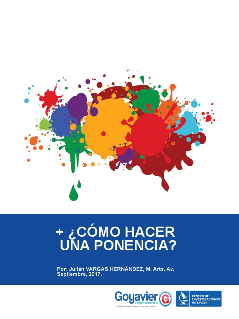 Como Hacer Una Ponencia PDF | PDF
