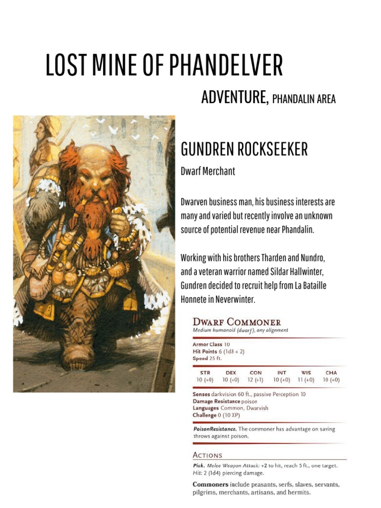 Lost Mine of Phandelver | PDF
