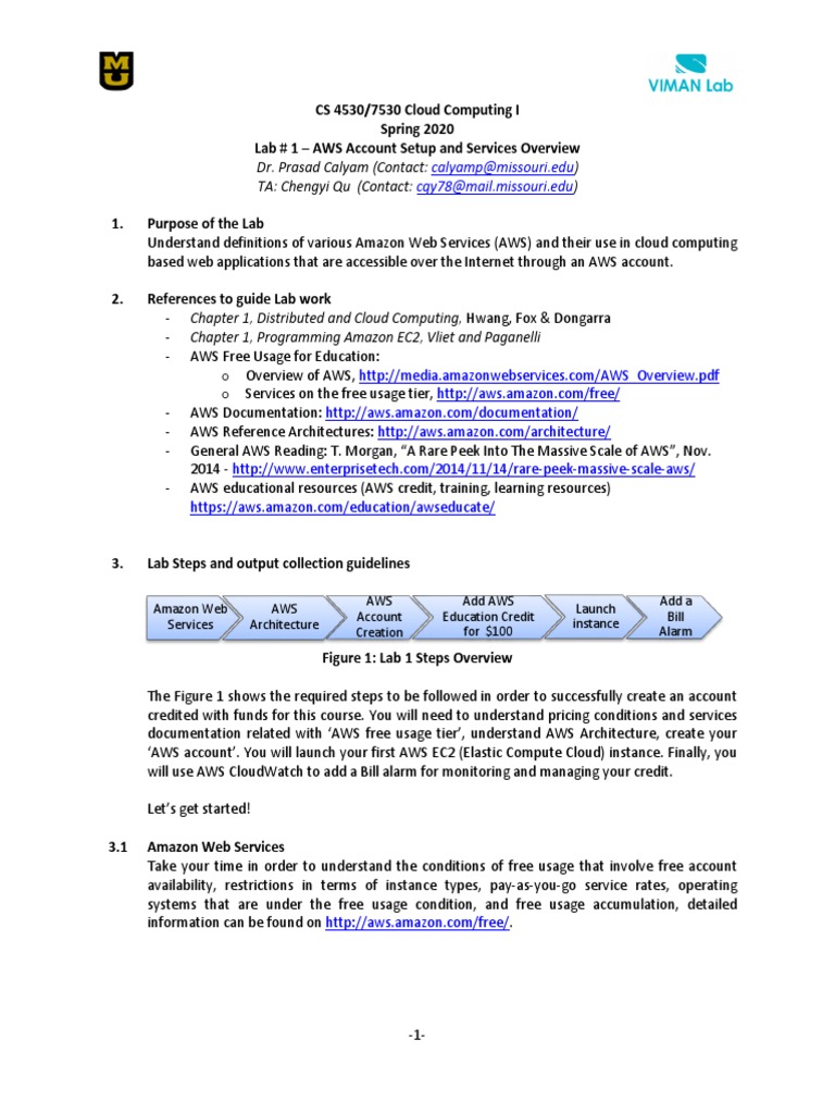 Aws Lab1 | PDF