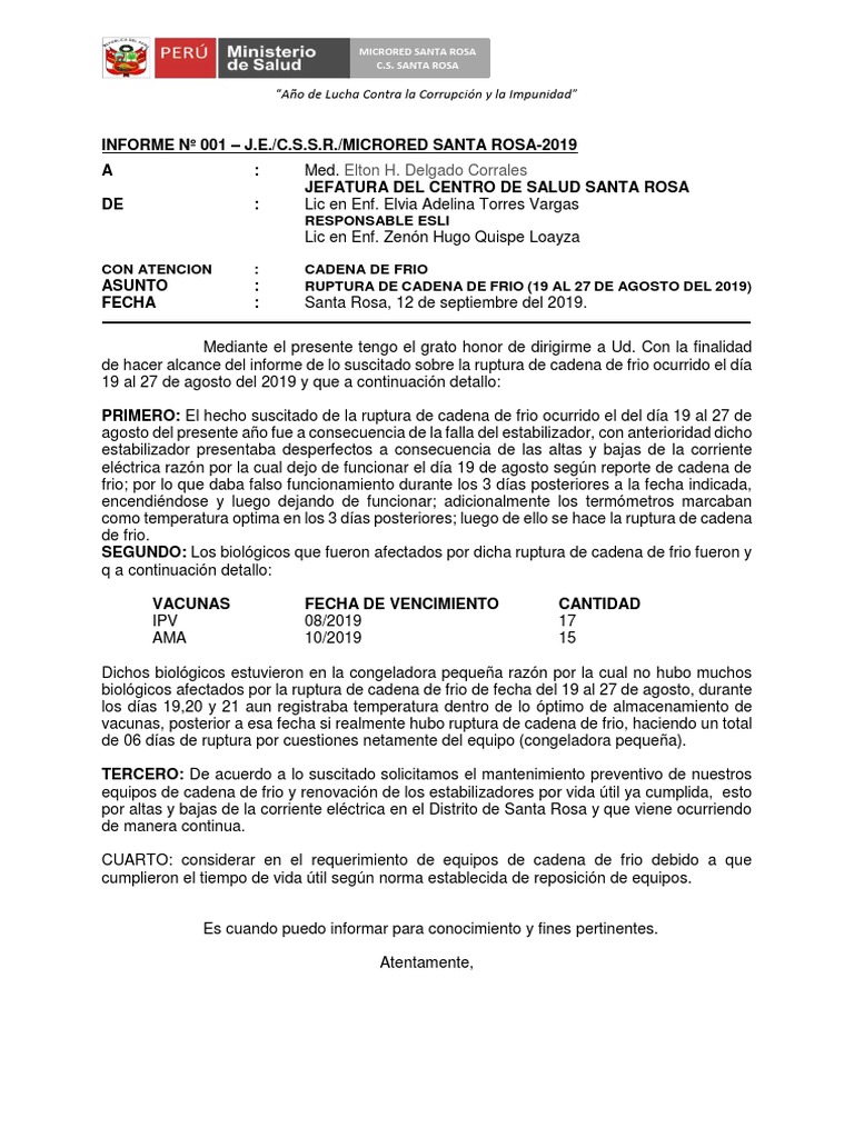 Informe de Incendio | PDF