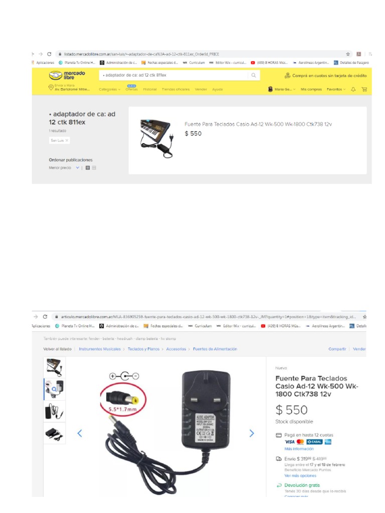 Teclado Casio CTK-811EX: Características y Funciones | PDF