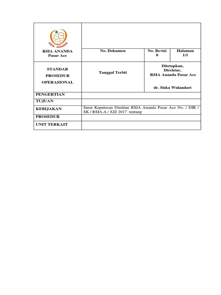 Format SPO Yang Benar | PDF