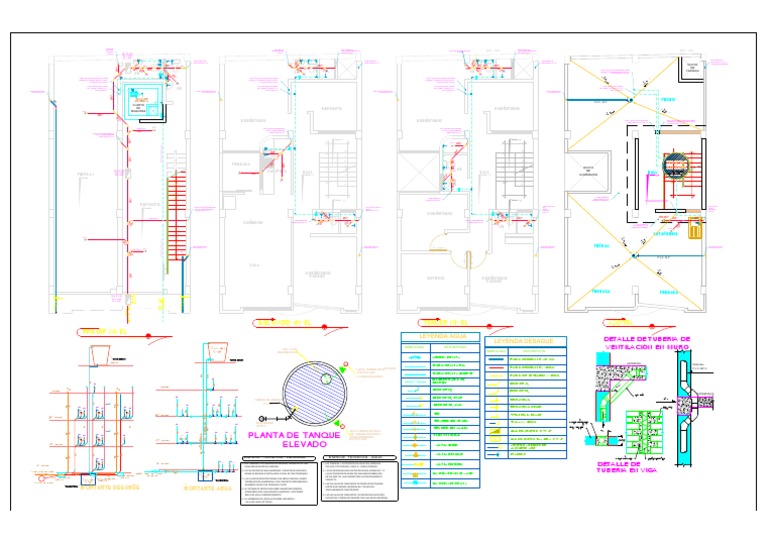 Sanitarias-01 Lamina A3 | PDF