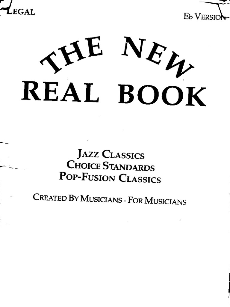 JAZZ - The New RealBook Eb Vol1 PDF | PDF