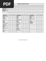 SOP Spa Cleaning Checklist | PDF | Bathroom | Home