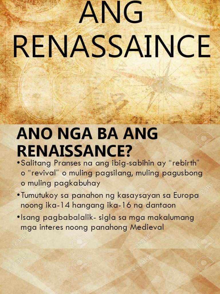 Ang Renaissance | PDF