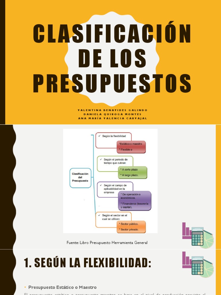 Tipos de Presupuestos Empresariales | PDF | Presupuesto | Economias