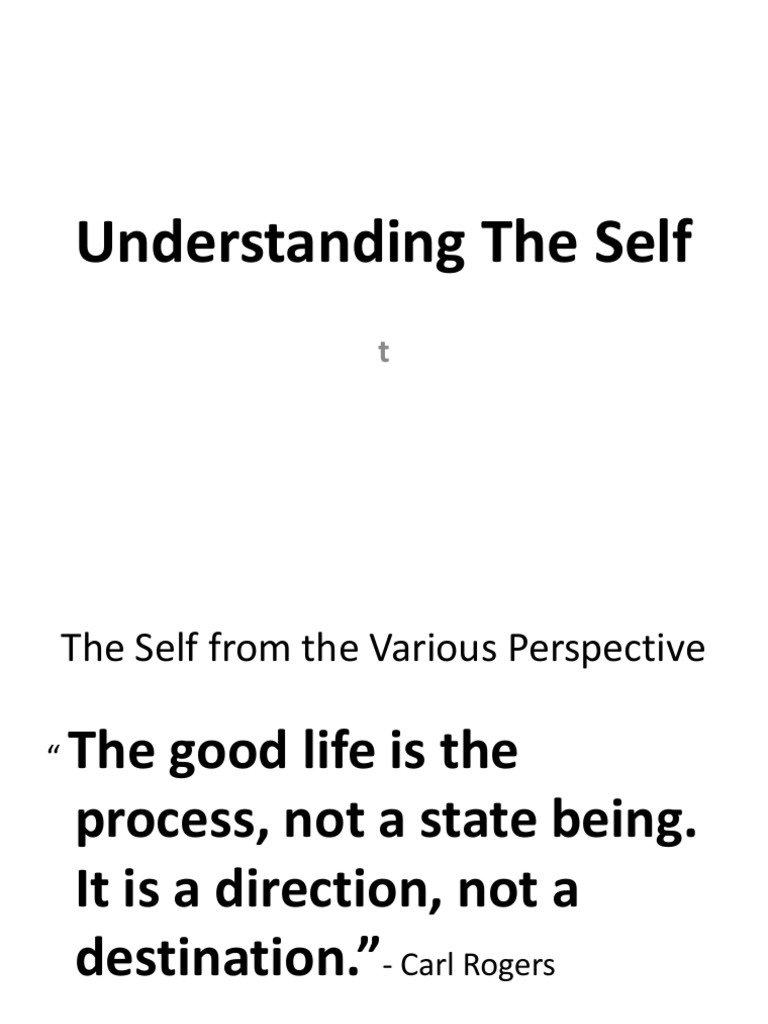 Understanding The Self PPT Student | PDF | Philosophy Of Self | Soul