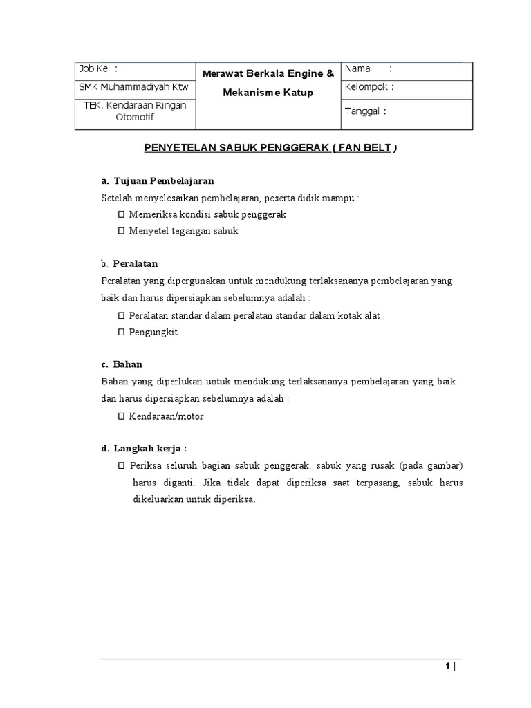 Jobsheet 3.1 TKRO | PDF