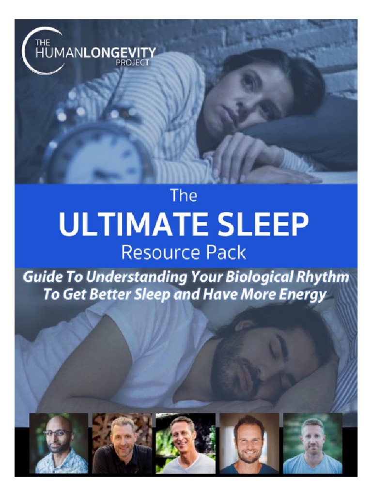 Ulitimate Sleep Resource Pack | PDF | Circadian Rhythm | Sleep