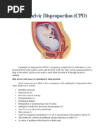 Cephalopelvic Disproportion | PDF | Childbirth | Pelvis